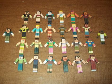 Total Drama Mc Papercrafts 1st Gen By Cahenry12 On Deviantart
