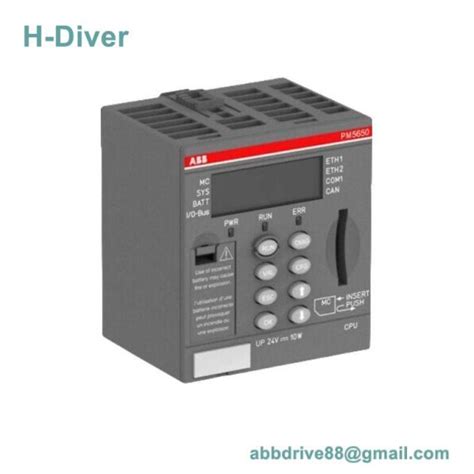 Abb Pm5650 2eth High Performance Central Processing Unit Module
