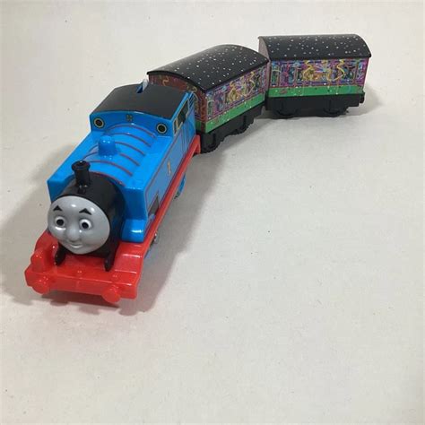 Thomas The Tank Engine And Friends Birthday Carriages Trackmaster Motorized Train £999 Picclick Uk