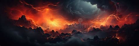 Moody And Atmospheric Abstract Background With Dark Tones Stock