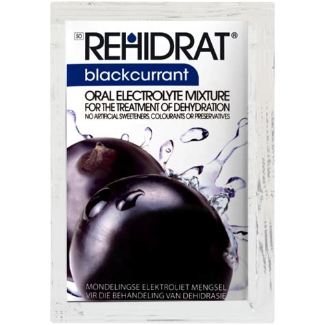Rehidrat Oral Electrolyte Mixture Blackcurrant 14g Natra Heal Wellness