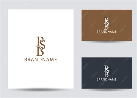 Premium Vector Modern Monogram Initial Letter Psb Logo Design Template