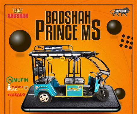150ah Battery Operated Prince Ms Rickshaw At Rs 142000 Battery Operated Loader In Meerut Id