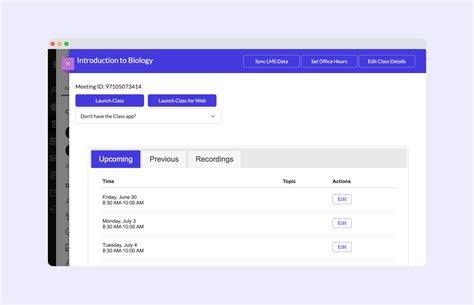 blackboard learn ultra integration with class class