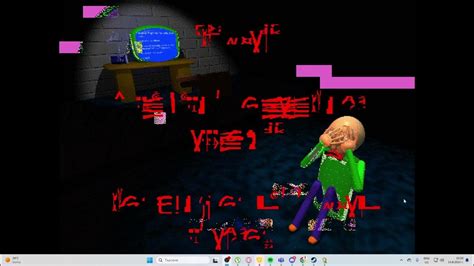Baldi Rare Error Screen Youtube