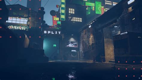 This Is How Split Would Look At Night With A Cyberpunk Theme Wingg
