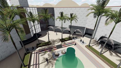 Mall Project And Hotel Rooms In Aswan Corniche On Behance