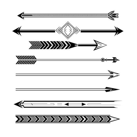 Premium Vector Set Of Arrows For Design