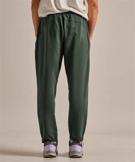 Horizon Organic Cotton Yoga Joggers Bam Clothing Deep Emerald
