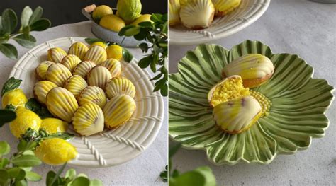 Madlene Sa Limunom Francuska Poslastica Koja Se Služi Uz čaj