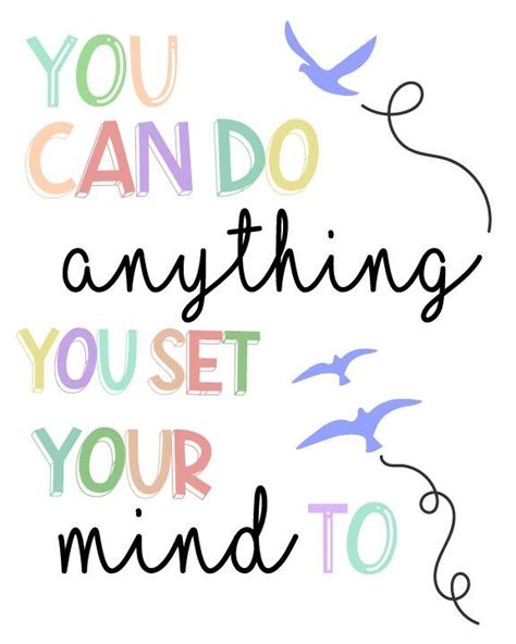 Positive Words Art Prints Set Of 6 Classroom Decor Wall Art