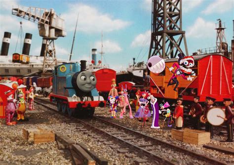 Thomas Meet Digital Circus By Mrchoo111 On Deviantart