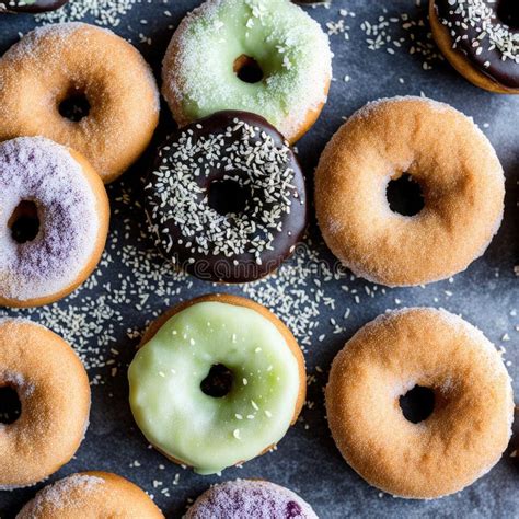 Mochi Donut Combines The Texture Of Japanese Stock Image Image Of Trendy Cake 323555675
