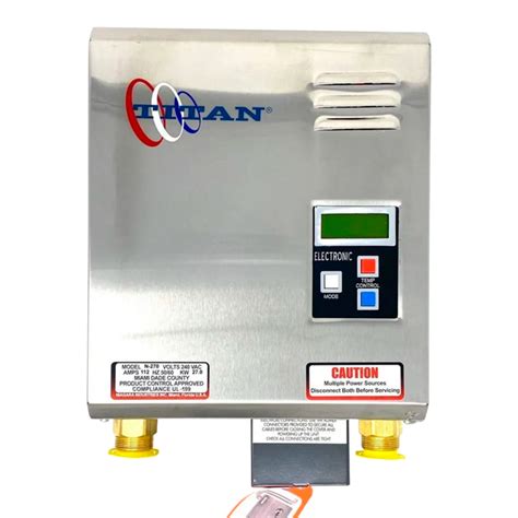 Titan Tankless Water Heater N 120x Scr 2 Digital 118 Kw 54 Amp 4