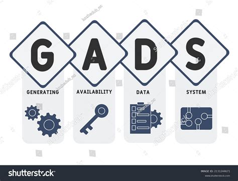 Gads Generating Availability Data System Acronym Stock Vector Royalty Free 2131244671