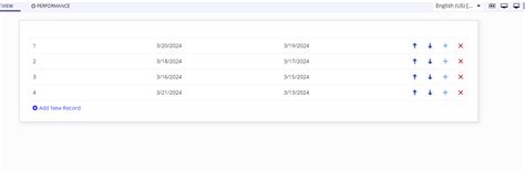 dynamic movements of rows in appian appian tips