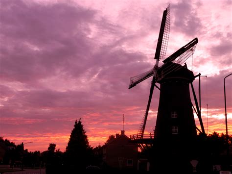 Windmill Sunset By Vagabondvagrant On Deviantart
