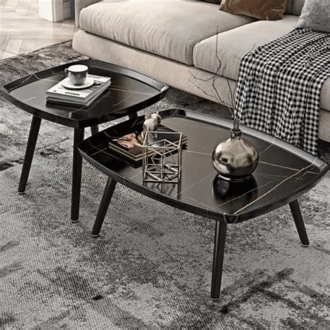 2pcs Coffee Table Set Luvly Household Collections