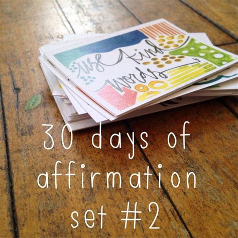 Speaking Wisdom 30 Days Of Affirmation Set 2 Affirmations 30 Day