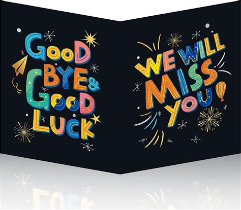 Homanga Large Farewell Greeting Card Leaving Card For Colleague
