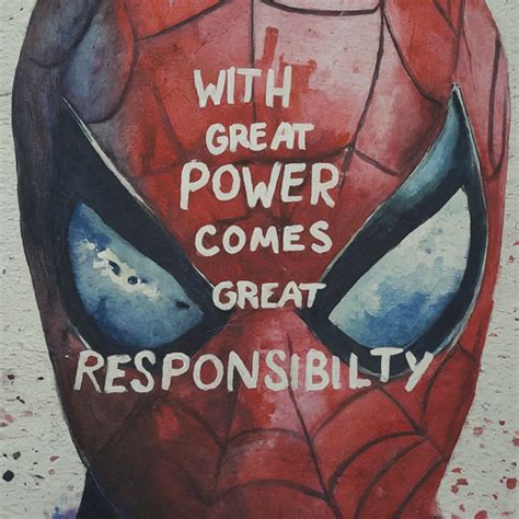 Spiderman Quotes With Great Power