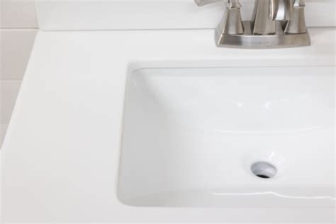 Solid White Cultured Marble Marcraft