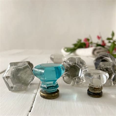 Antique Glass Door Knobs Etsy