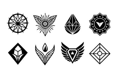 Premium Vector Set Off Modern Minimal Businness Logo Design On White