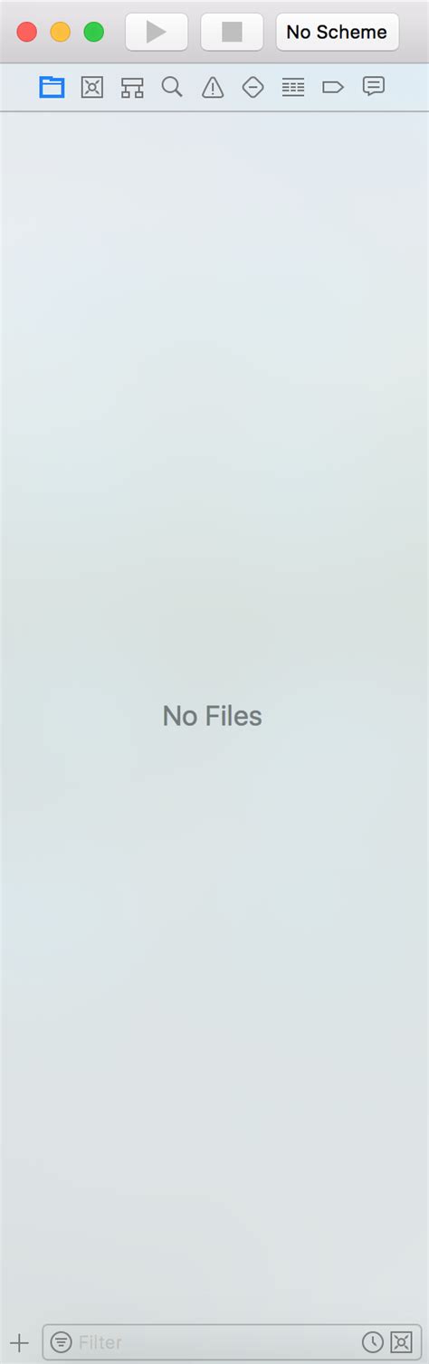 Xcode9 Xcode 9 No Files In Project Navigator Stack Overflow