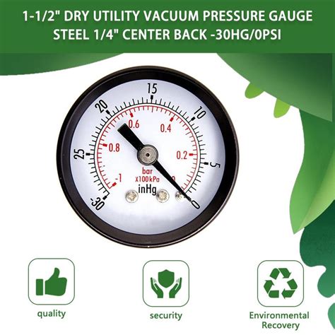 Vacuum Manometer Mini Dial Air Vacuum Pressure Gau Grandado