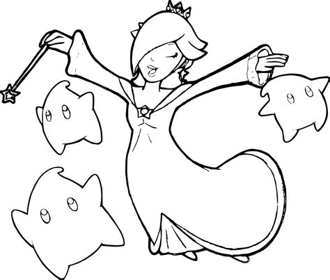 Dibujos De Rosalina Para Colorear