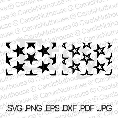 Star Pattern Svg Star Pattern Print Svg Retro Star Pattern Svg Star