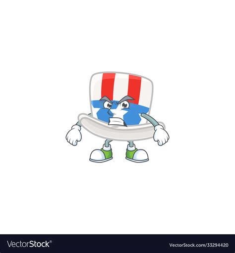 Uncle Sam Cartoon Angry Uncle Sam Dabbing Vector Cartoon Clipart