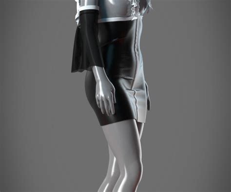 Artstation Sexy Nun Costume Game Assets