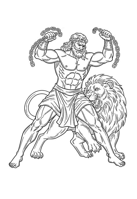 Desenhos De Sansão Para Colorir E Pintar Tudo Para Colorir