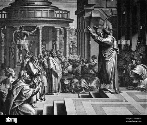 On His Missionary Journey Paul Preaches In Athens Bible Acts Of The