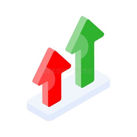 Growth Chart Depicting Vector Design Of Business Analysis Stock Vector