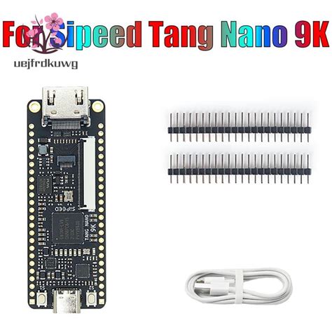 บอร์ดทดลอง sipeed tang nano 9k fpga risc v hd พร้อมสายเคเบิล type c