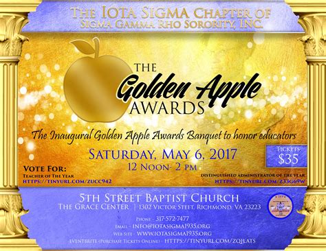 Golden Apple Teacher Of Year Award Nominations Due 4 6 2017 Maggie L