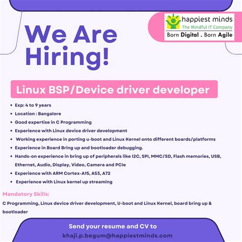 Happiest Linux Linuxkernel Linuxbsp Devicedriver Rtos