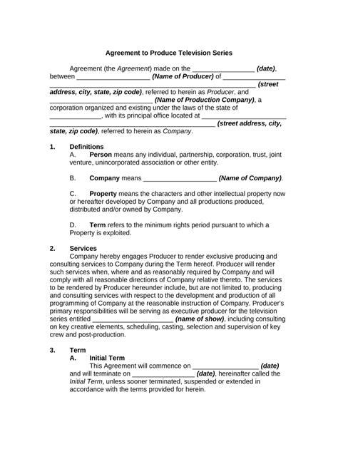 Agreement Television Series Complete With Ease Airslate Signnow