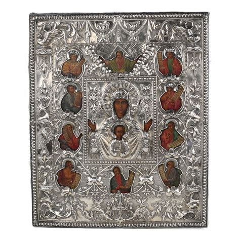 Icon Kursk Root Our Lady Of The Sign Klishin Andrian Iakimov Vologda