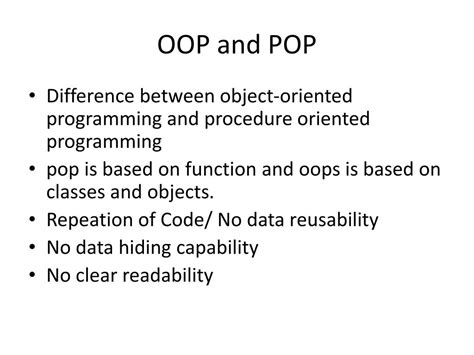 Ppt Object Oriented Programming Oop Csc 2071 314 Credits
