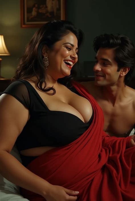 Photo Of A Voluptuous Indian Chubby Mature Busty Bhabhi Look Like