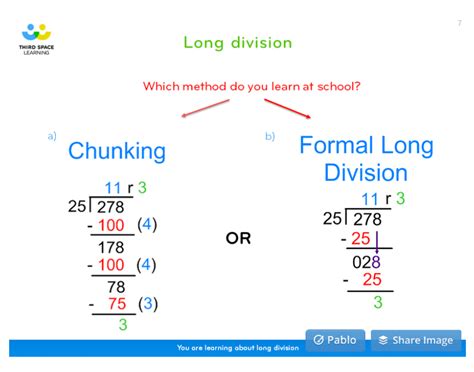 The Formal Long Division Method Step By Step At Ks2 [with Free Worksheets]