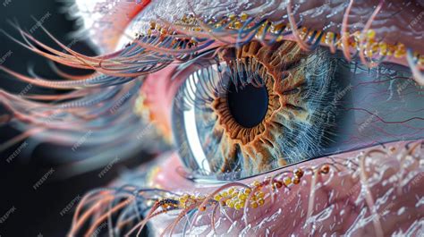 Intricate Anatomical Illustrations Of The Human Eye And Ocular