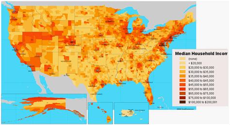 United States Population Density Map