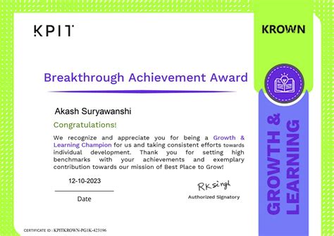 Akash Suryawanshi On Linkedin Learningchampion Growth Continuouslearning Kpit Idart