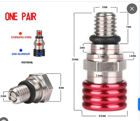 Fork Bleeder Valves For Kx125 For Kx Kxf Crf 250 450 250r 250x 450