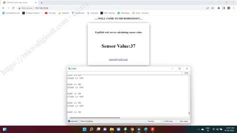wemos d1 wifi esp8266 how to read sensor values on web page
